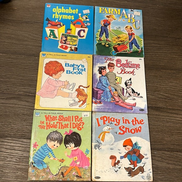 Whitman | Accents | Vintage Whitman Tell A Tale Books Abc The Bedtime ...